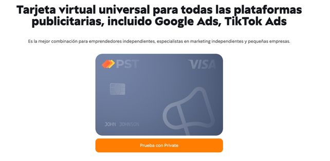 Tarjetas para pagar publicidad en Google Ads, Facebook Ads y Bing Ads ...