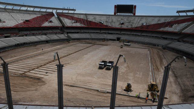Avanzan las obras y remodelaciones en el estadio Monumental