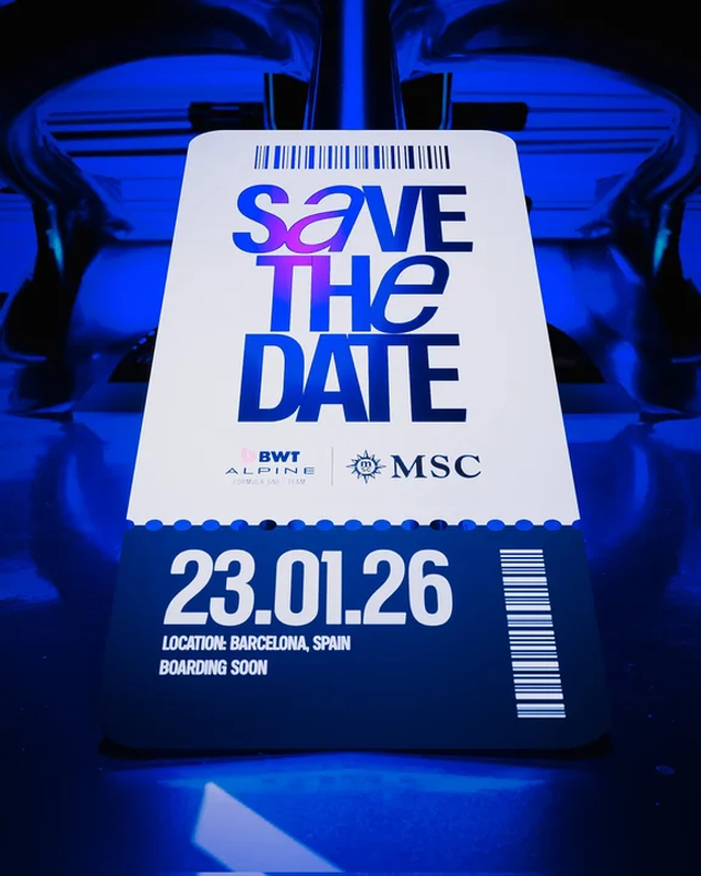 Alpine anunció la fecha de presentación del nuevo auto que tendrá Colapinto